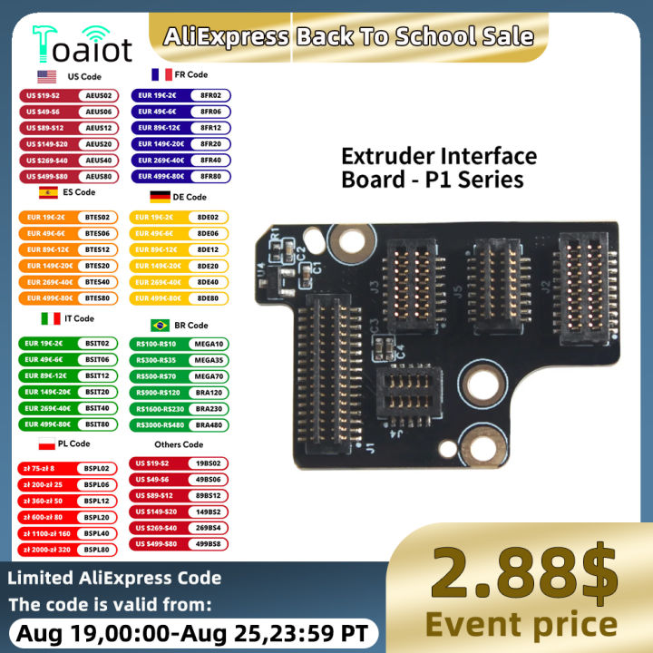 Extrusion Adapter Board For Bambulab P1P P1S Extrusion Adapter ...