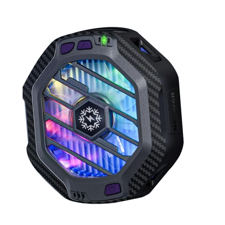 Phone Cooler Magnetic Wireless Charger with RGB Lighting, 3 Level Quick ...