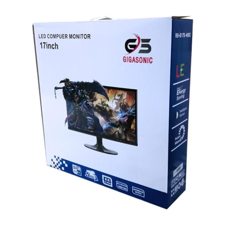 GIGASONIC GS1701 17" Square LED Monitor | Daraz.com.bd