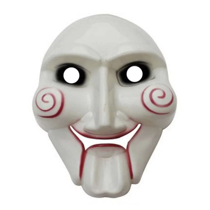 JIgsaw Cosplay PVC White Red Head Cover Horror Movie Charecter ...