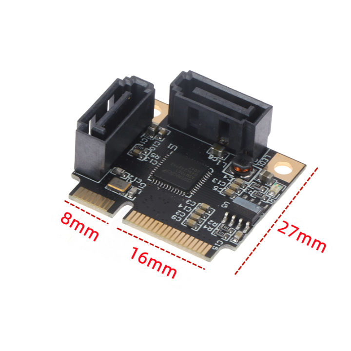 【FUPANG】Mini PCIE SATA3.0 Add On Cards Cards adapter Converter ...