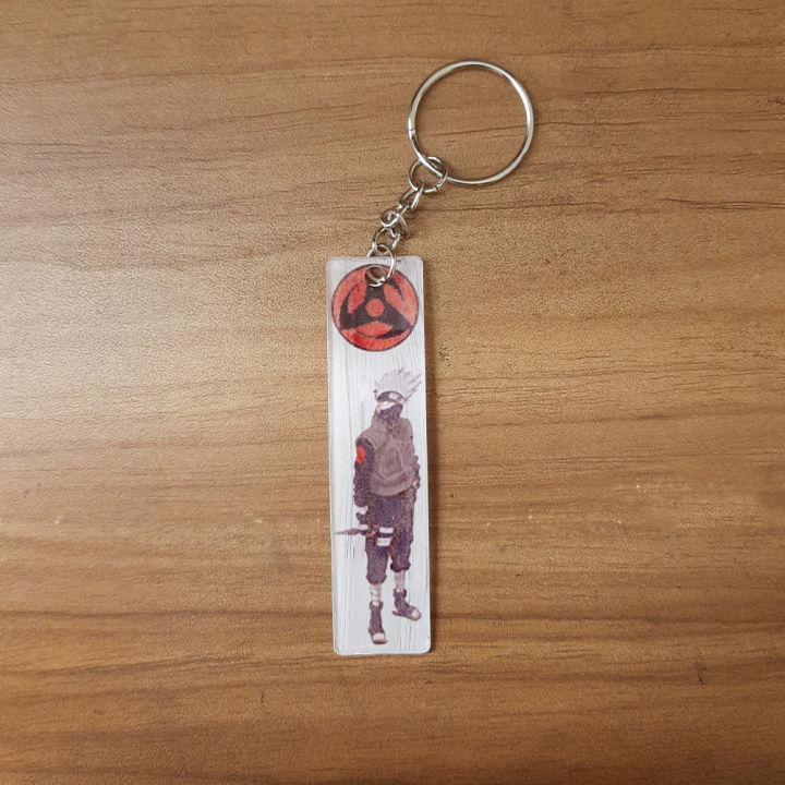 Anime Naruto Kakashi Hatake acrylic key chain key ring | Daraz.com.bd