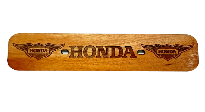 Motorcycle front name plate for honda bike or bike name plate logo ...