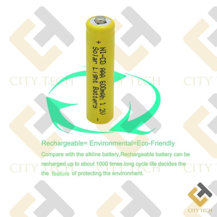 AAA 1.2V 600mAh Ni-CD Rechargeable Triple A Battery For Electric Toy ...