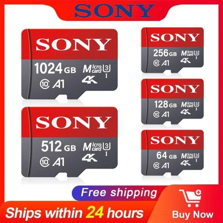 【100%Original+FREE Shipping+Ready Stock+COD】4K SONY 1TB Micro SD Card ...