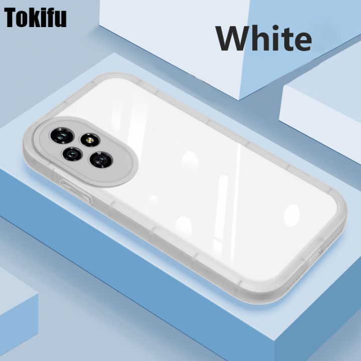Tokifu for Honor 200 TPU silicone lens all inclusive fall proof ...