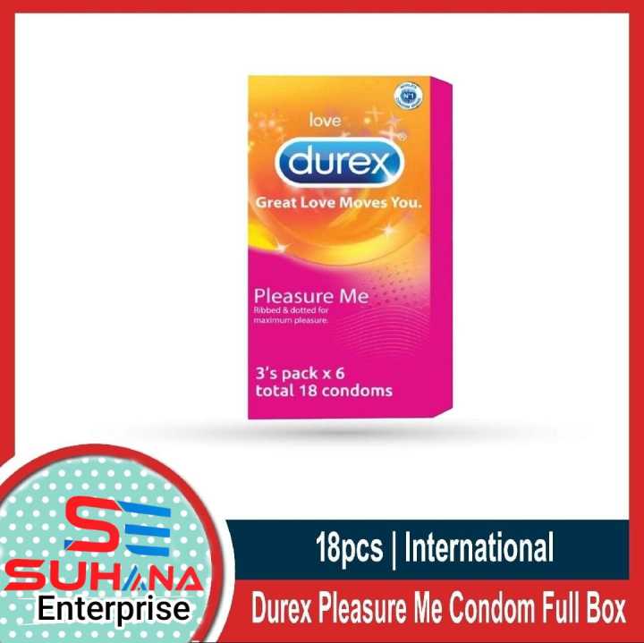 Durex Pleasure Me Condom Full Box - 18pcs Condoms | Daraz.com.bd