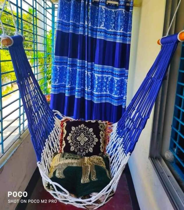 Hand Made Dulna Adult Rope Bed Hanging Dulna Use For All People Large ...