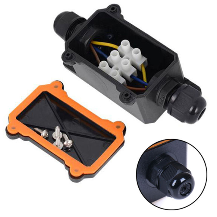 2Way Waterproof IP68 electrical cable wire connector junction box for ...