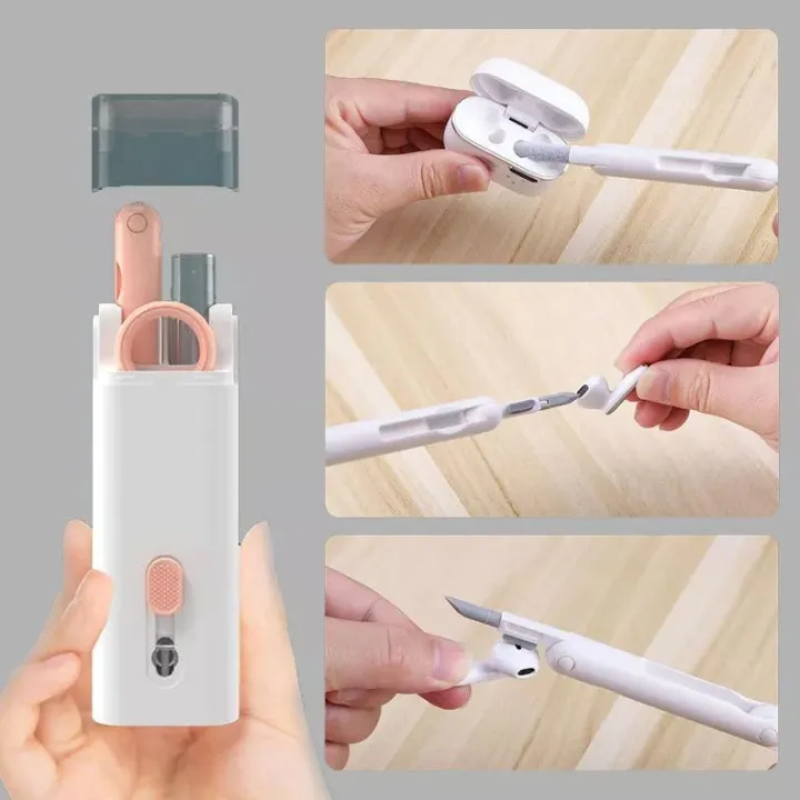 7-in-1 Computer Keyboard Cleaner Brush Kit Earphone Cleaning Pen ...