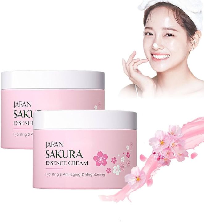 Laikou Japan Sakura Hydrate Brighten Essence Cream- 25G | Daraz.com.bd