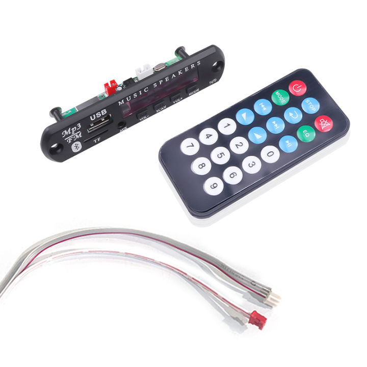 Bluetooth 5.0 MP3 Player Decoder Board FM Radio USB 3.5 Mm AUX Module ...