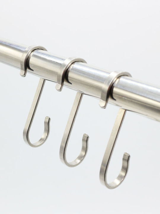 70YF Stainless Steel Hook 304 Thickened Non-Punch Kitchen Large Metal ...