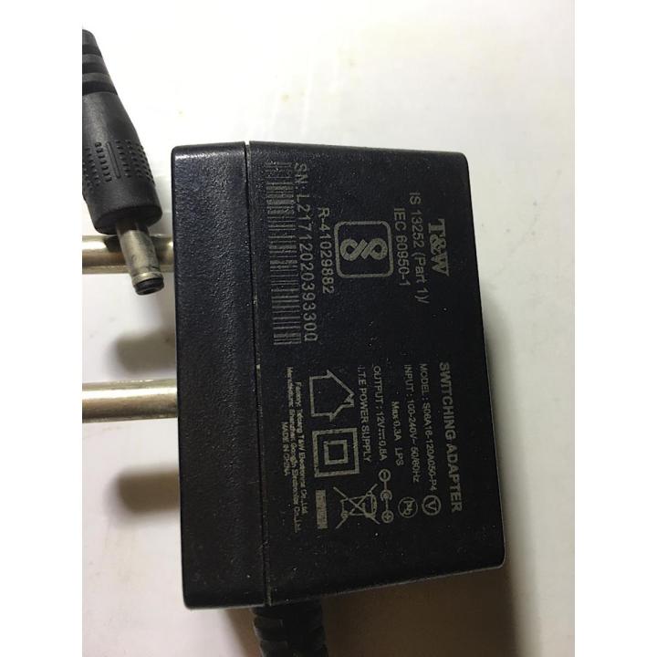 12 Volt 0.5A Adapter small pin | Daraz.com.bd