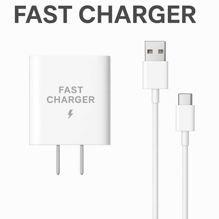 "Fast Charger Adapter with USB to Type-C Cable – 18W Quick Charging ...