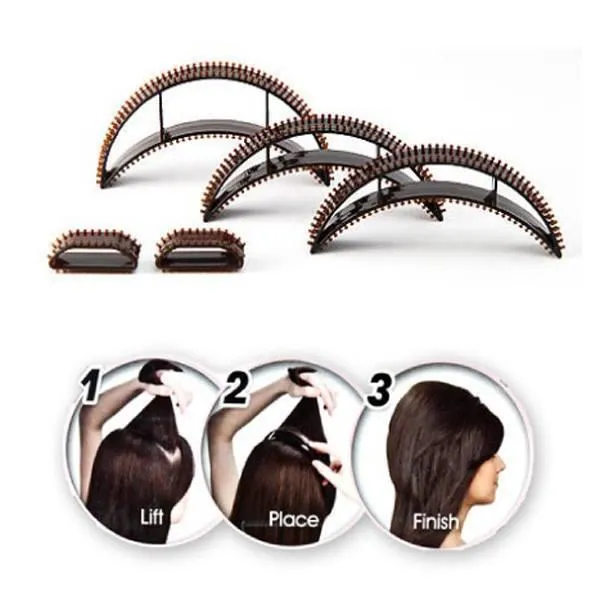 5 In 1 Big Happie Hair Bumpit - Coffee | Daraz.com.bd
