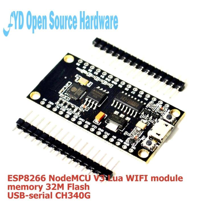 【happy one】1PCS ESP8266 NodeMCU V3 Lua WIFI module + 32M Flash CH340G ... 【happy one】1PCS ESP8266 NodeMCU V3 Lua WIFI module + 32M Flash CH340G ...