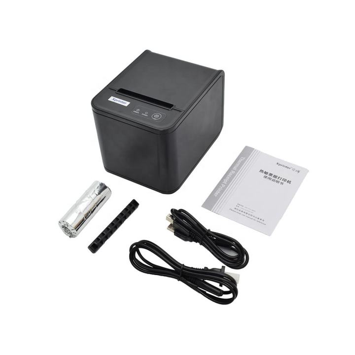 Xprinter XP-80T Thermal Receipt POS Printer Receipt Black Pos Printer ...
