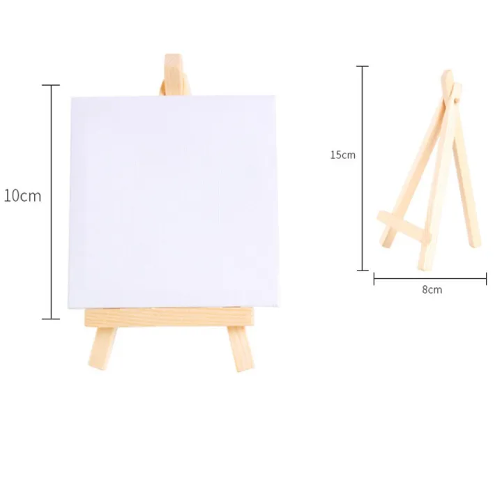 【Free shipping】 DIY With stand Mini Easels Mini Stretched Drawing Mini ...