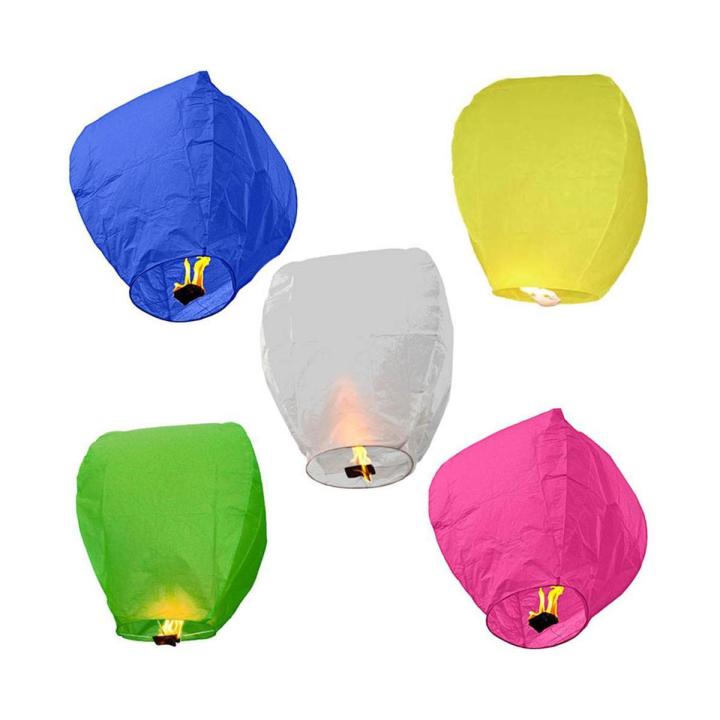 Exclusive Fanush Sky Lantern - 5 Pieces | Daraz.com.bd