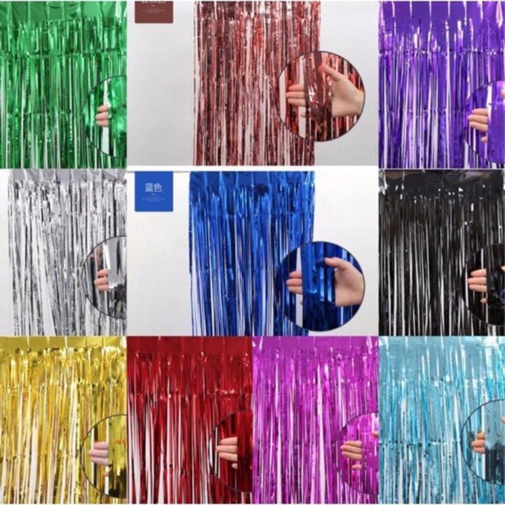 Foil Background Curtain Backdrop For Happy Birthday | Daraz.com.bd