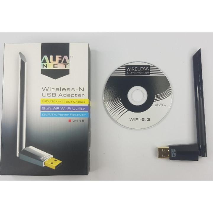 Alfa W115 Usb Wifi Antenna Receiver - Boost Your Laptop'S Wifi Range ...