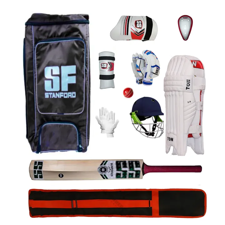 11 in 1 Premium Cricket Kit Full Set For Players Cricket Complete ...