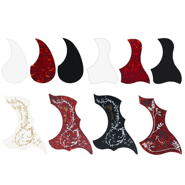 Acoustic Guitar Pickguard Multi-Color and Shape Guitar Pickguard for 40 ...