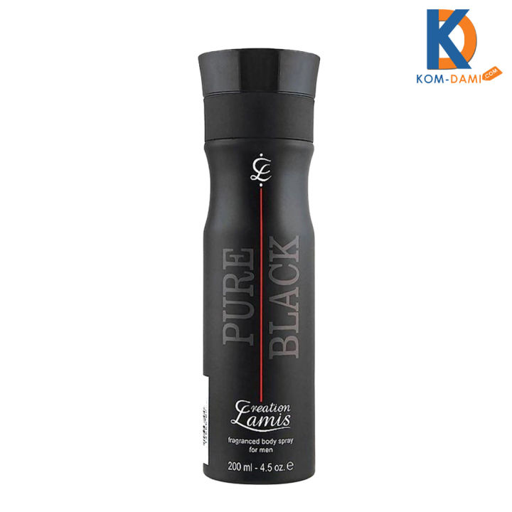 International UAE product Body Spray Creation Lamis Pure BLack perfume ...