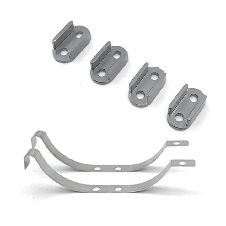 2 Set RC Car Part: 1 Set Leaf Springs Fixed Seat Mounting Bracket & 1 ...