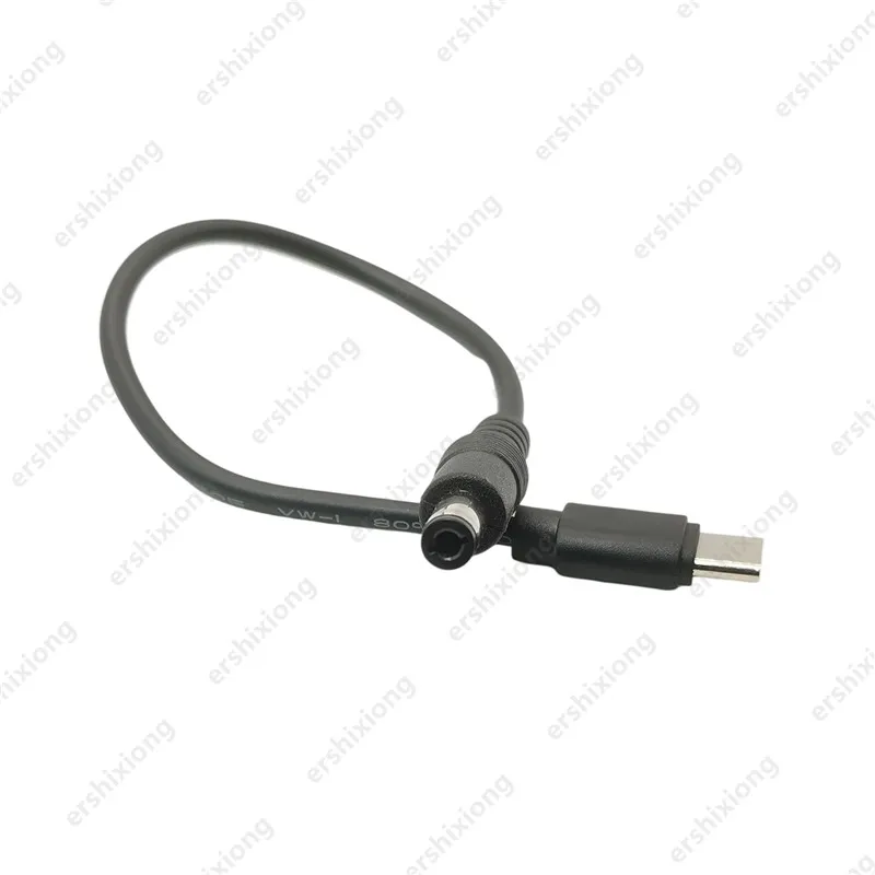 22AWG Type C Power Adapter Type C USB Male to DC 5.5x2.1mm Female ...