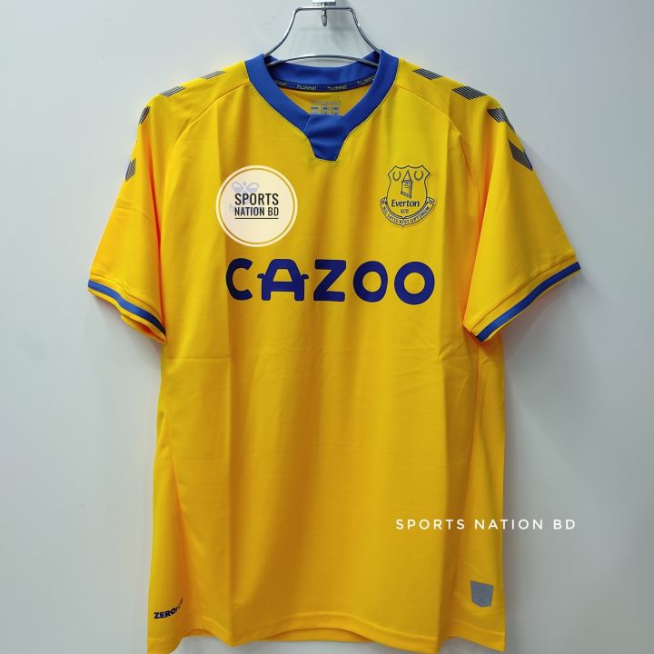 Everton 20-21 Away Kit [ Player version ] | Daraz.com.bd