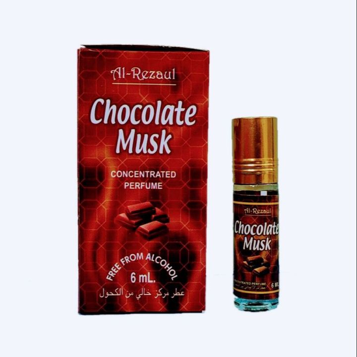 Al Rezaul Chocolate_musk Attar Long Lasting Roll On Non Alcoholic ...