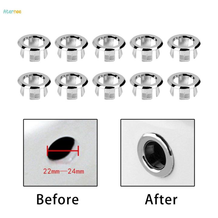 10 Pieces Sink Overflow Basin Sink Overflow Cap for Bathroom Kitchen ...