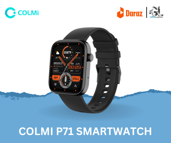 COLMI P71 Voice Calling Smartwatch Men Health Monitoring IP68 ...