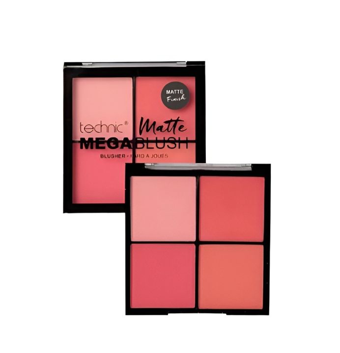Technic Mega Glow Blush Palette 4 Colors | Daraz.com.bd
