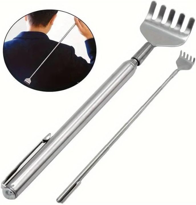 Itch Scratch Massage Tool-Stainless Steel Telescopic Portable ...