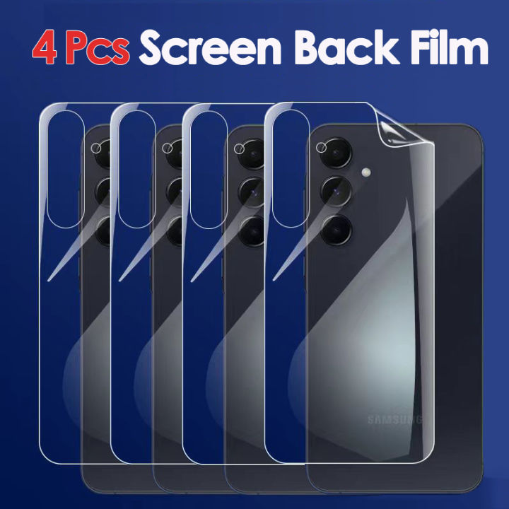 4Pcs HD Protective Phone Screen Back Film For Samsung Galaxy A15 A55 5G ...