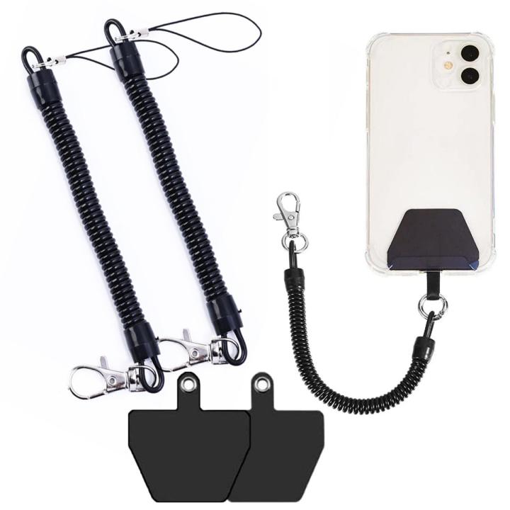 Telescopic Spring Anti-theft Gasket Phone Lanyard Mobile Phone Charm ...