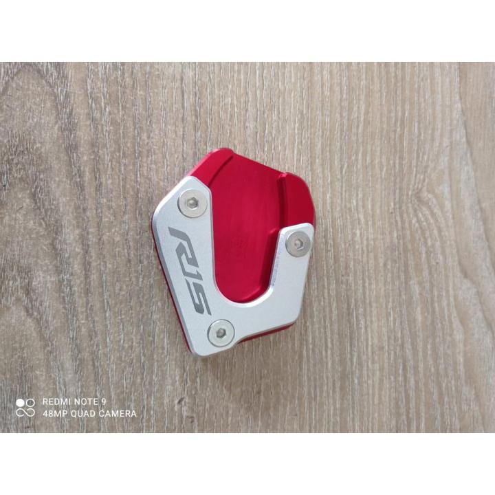 R15 V3 Motorcycle Side Stand Pad ( RED COLOR ) | Daraz.com.bd