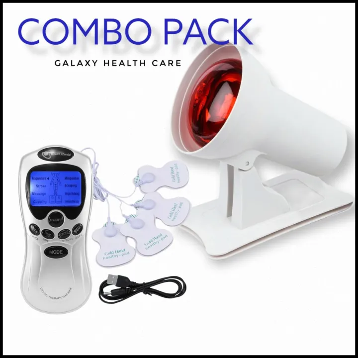 Digital Therapy Machine and Infrared Light 100w Heat Lamp Red Light Therapy, Blood Circulation ...