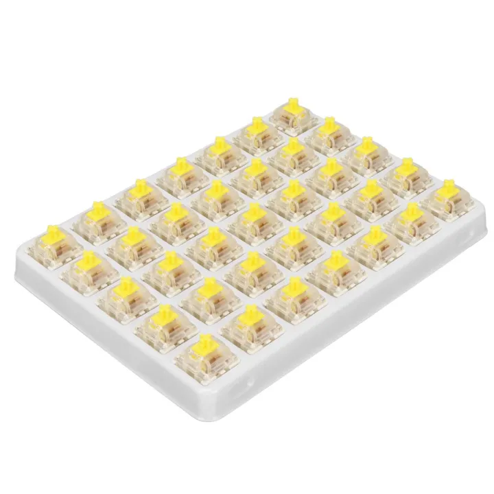 Keyboard Switch, Single Spring Keyboard Yellow Switch for Mechanical ...