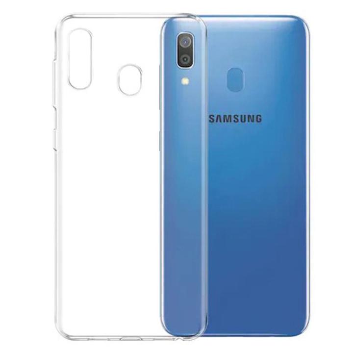 For Samsung Galaxy A30 Transparent Cover Tpu Back Case | Daraz.com.bd