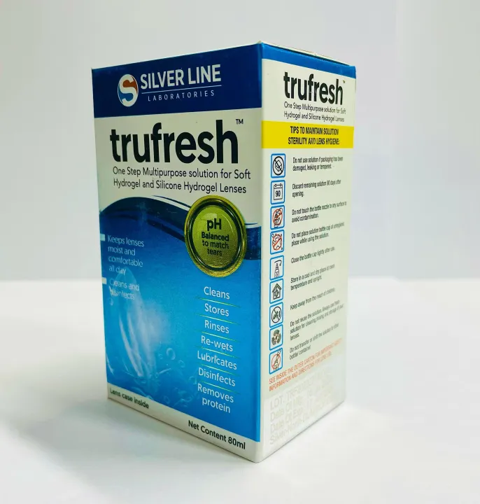 Trufresh Multipurpose Contact Lens Solution 80ml | Complete Lens Care ...