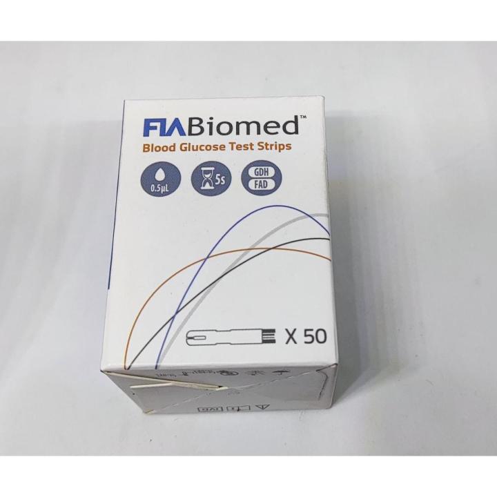 FIA Biomed Blood glucose test Strip- 50 Strips | Daraz.com.bd