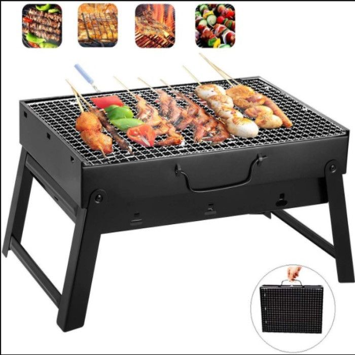Portable Barbecue Machine BBQ - Black | Daraz.com.bd