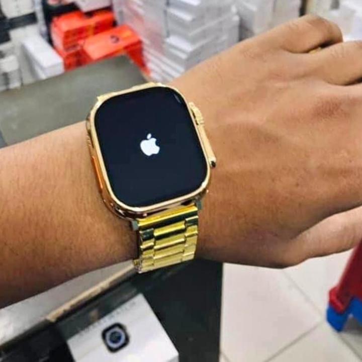 Z76 Ultra Smart Watch 2.06HD Electroplated Gold Watch Case Series 8 ...