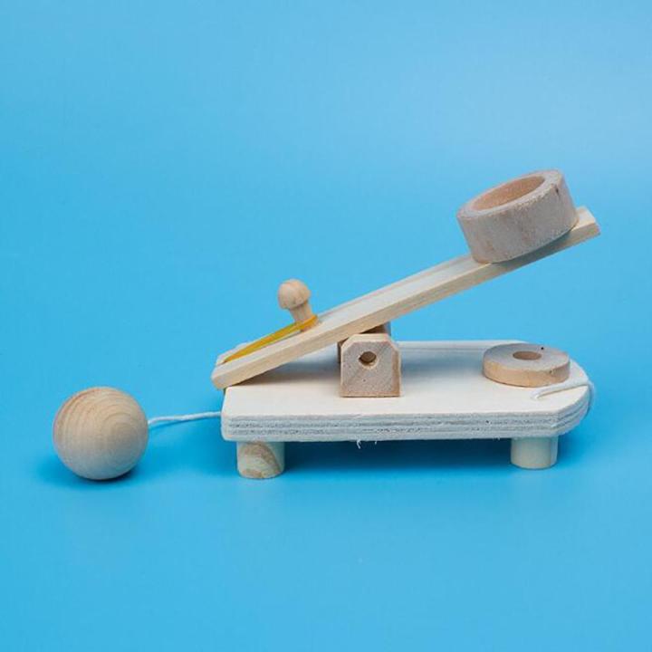 【happy one】Wooden Catapult Kit Trebuchet Educational Science Assembly ...