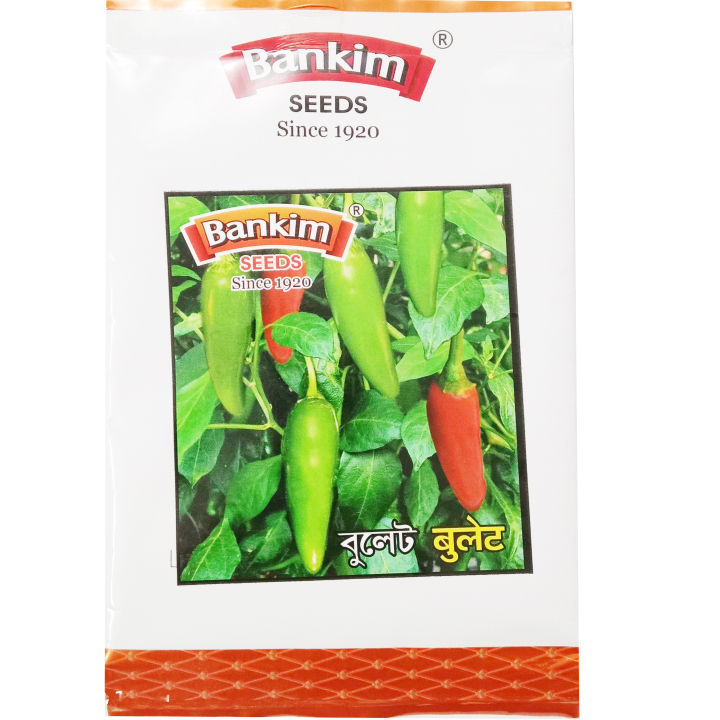 Hybrid bullet chili seed - 50 Piece (Repack) Seeds | Daraz.com.bd