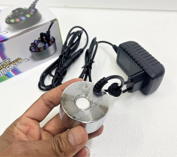 Ultrasonic Humidifiersr Mist Maker Fogger Steel Body 12 LED Water ...